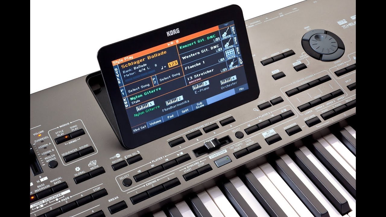 Korg pa4x & Kronos - Guitar & Trumpet - YouTube