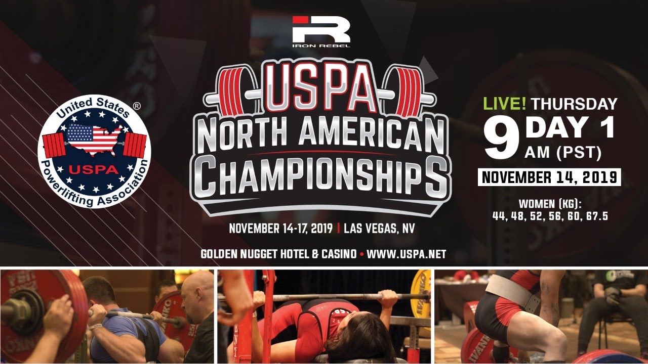 2019 USPA North American Powerlifting Championships | Day 1 - YouTube