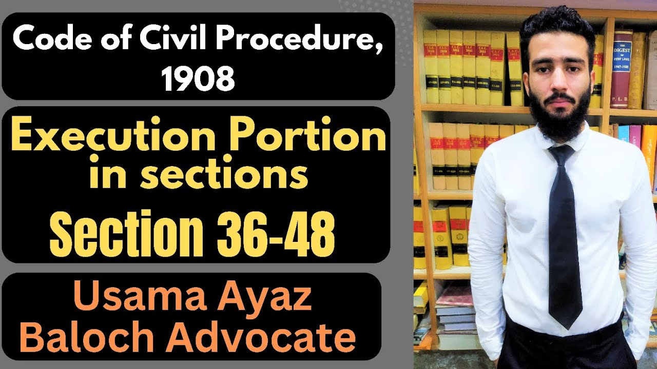 CPC | Execution | Section 36-48 - YouTube