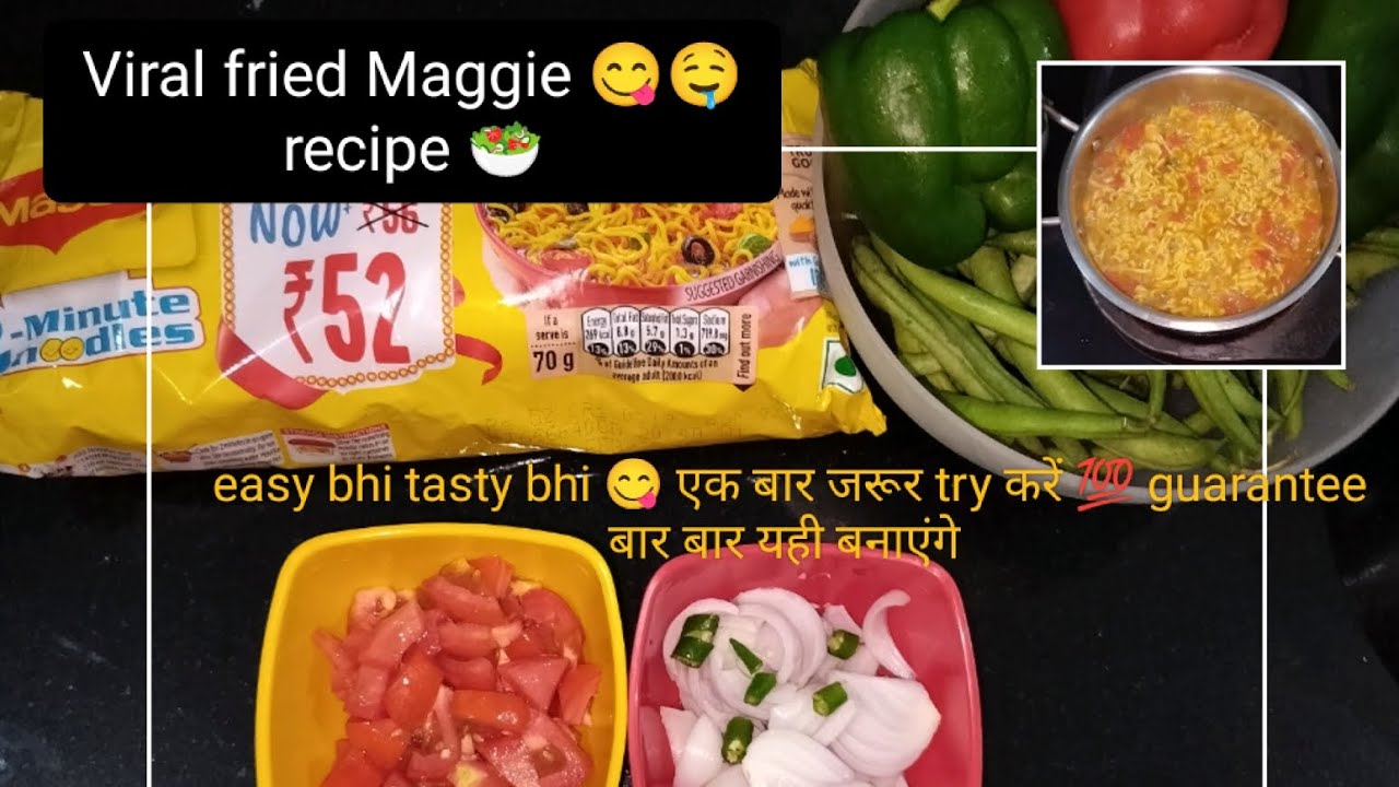 Viral fried Maggie की ये recipe जरूर try करें 🍲|| easy n instant ...