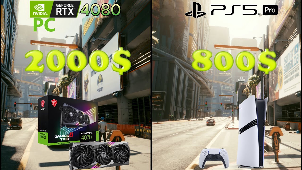 PS5 Pro vs RTX 4080 | Do you think the Nvidia PC is worth it? - YouTube