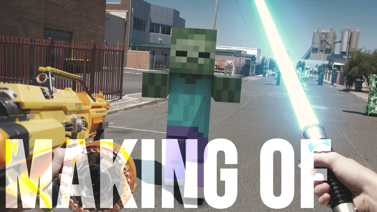 Minecraft In Real Life with Mods | Making Of - YouTube