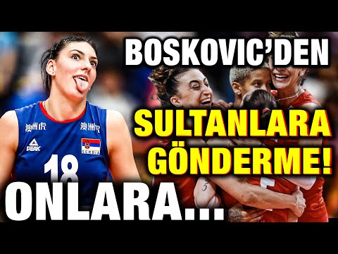 Tijana Boskovic'den Türkiye'ye Gönderme! Onlara