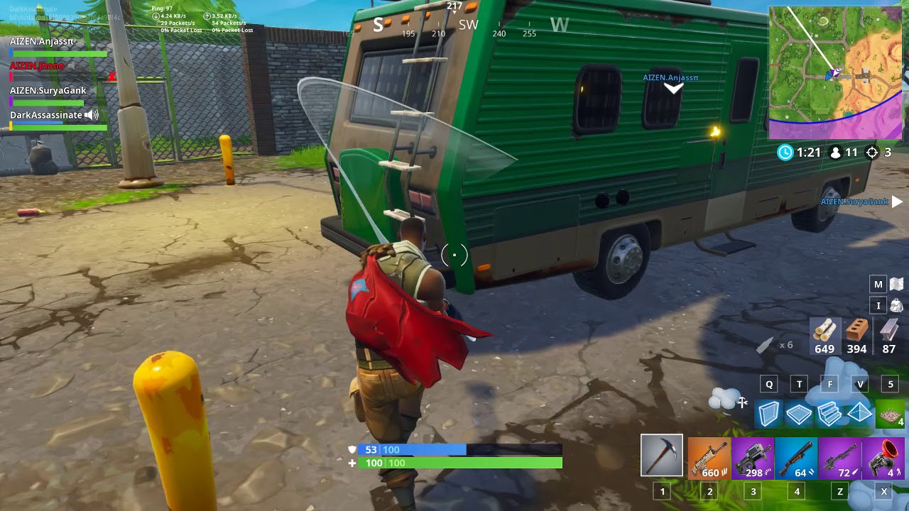 WINS Bareng Team AIZEN!! Fortnite Battle Royale Indonesia - YouTube