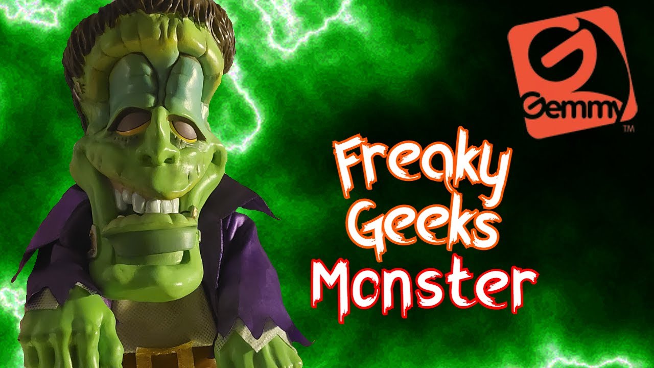 Gemmy Animated Freaky Geeks - Monster - YouTube