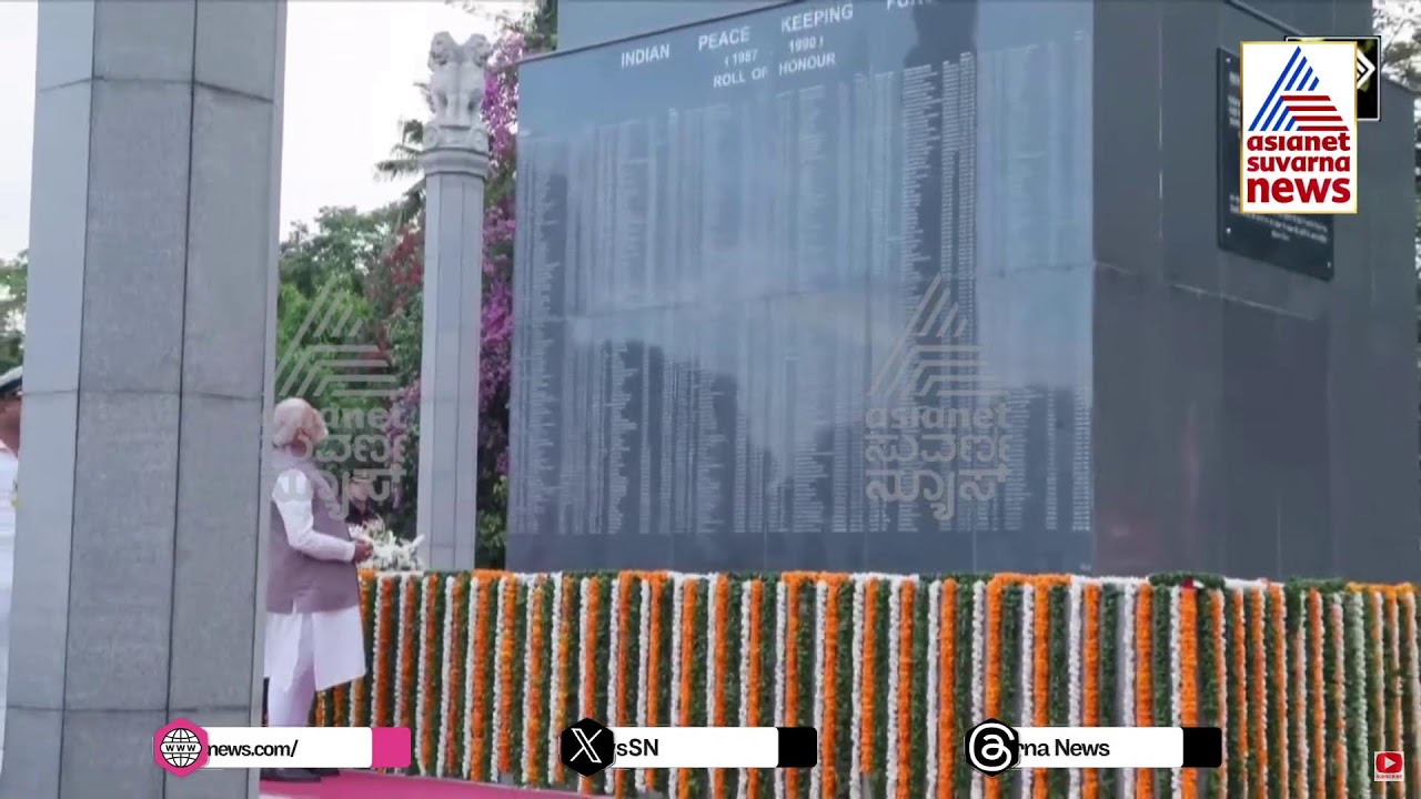 Live: PM Modi Pays Tribute at Indian Peacekeeping Force Memorial in Sri ...