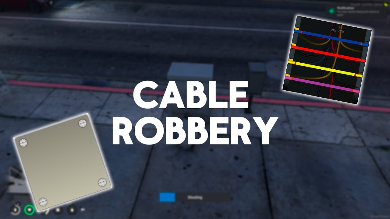 Cable Robbery - FiveM Script [OX, QBcore & ESX] - YouTube
