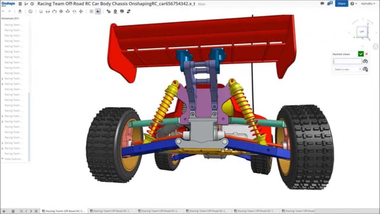 Fun Use Of Named Views In Onshape Make It Look Like The RC Car Is Moving Around YouTube Fun Use Of Named Views In Onshape Make It Look Like The RC Car Is Moving Around YouTube