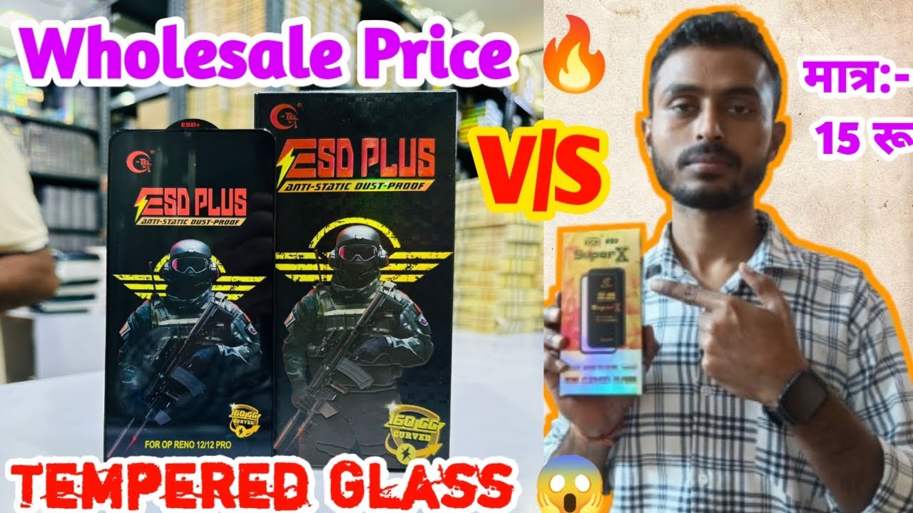 Reality of Mobile Tempered Glass || Super X vs G-Tel ESD Plus Glass ...