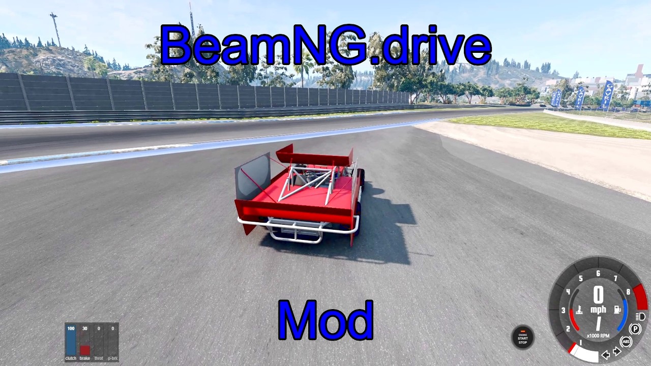 Outlaw Figure Eight Car: BeamNG Mod Revolution in High-Speed Racing and ...