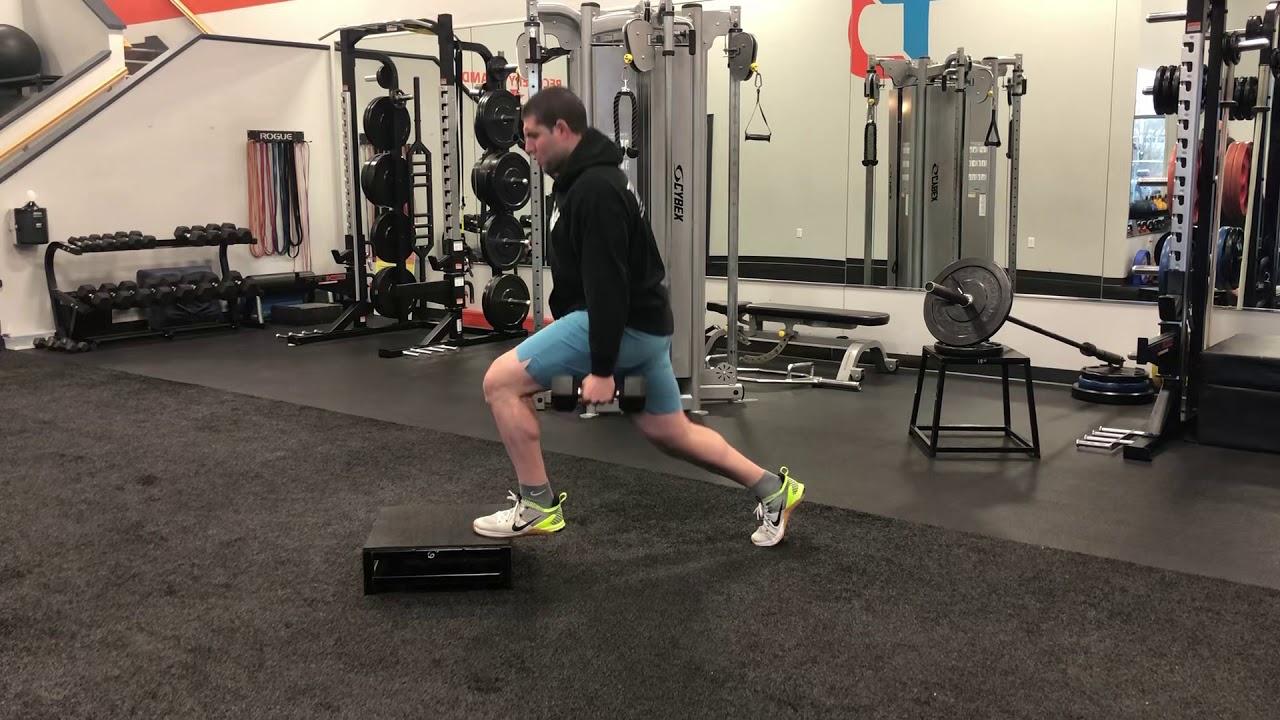 Matthew Ibrahim | DB Floating Heel FFE Split Squat - YouTube