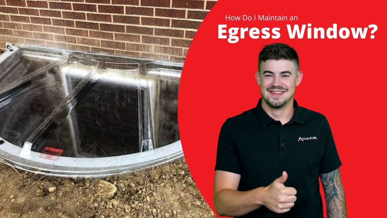 How Do I Maintain An Egress Window? - YouTube
