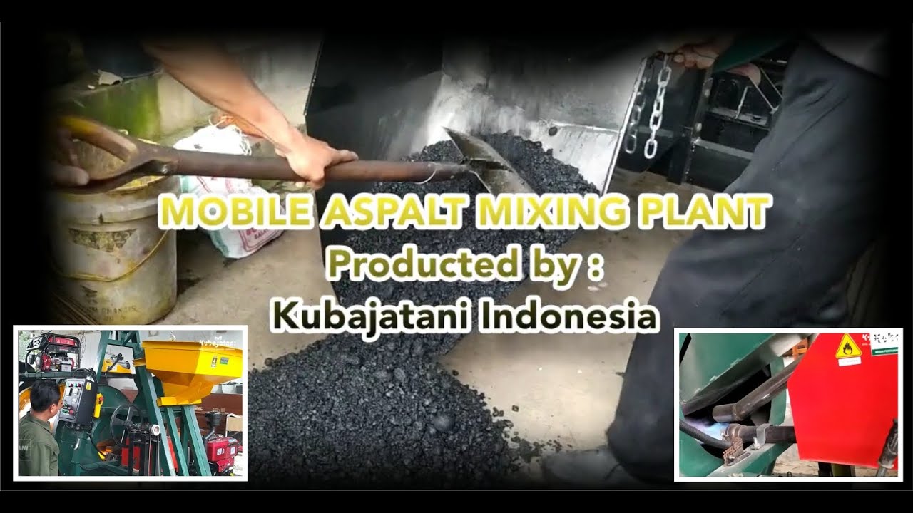 [AMP MINI ] ASPALT MIXING PLANT MOBILE CUSTOM JET BURNER BY KUBAJATANI ...