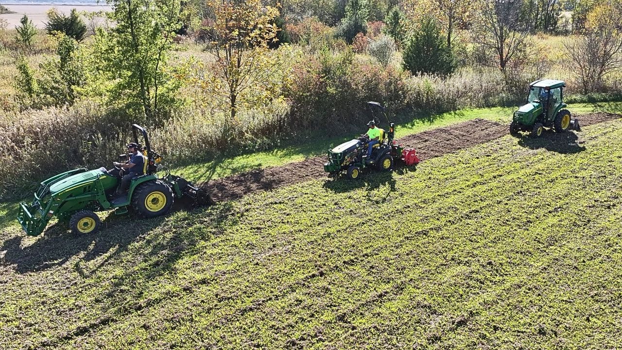 Triple Tractor Tilling Mayhem with Tim's Wacky Friends! - YouTube