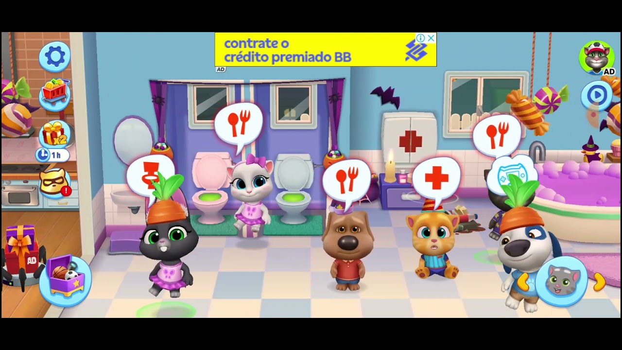 talking tom meu amigos entramos no mundo do gacha life - YouTube