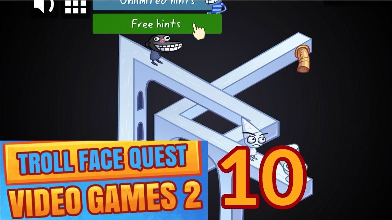 Troll Face Quest : Video Games 2 : Level 10 : Android / iOS Game - YouTube