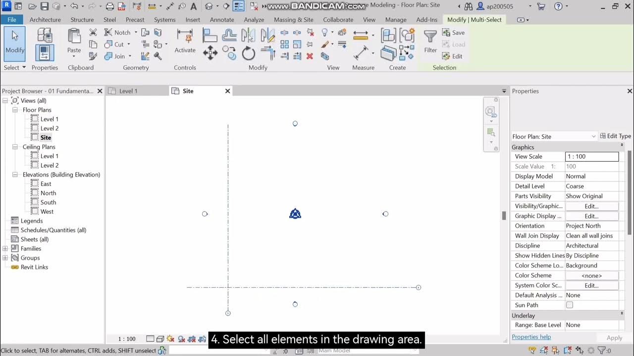 REVIT STRUCTURE - Gridlines - YouTube