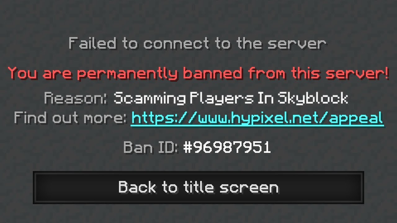 I Got Scammers Permanently Banned From Hypixel Skyblock - YouTube