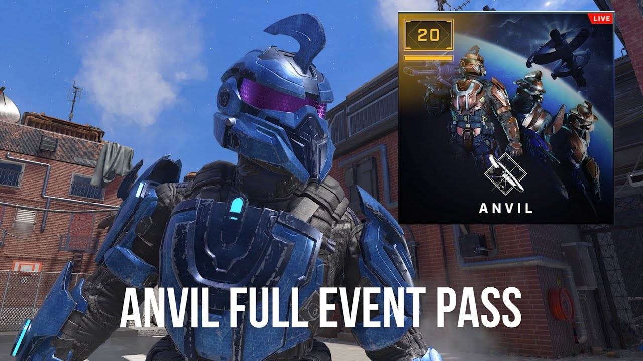 Assailer Armour! Elite spartan armour! ANVIL FULL EVENT PASS - Halo ...