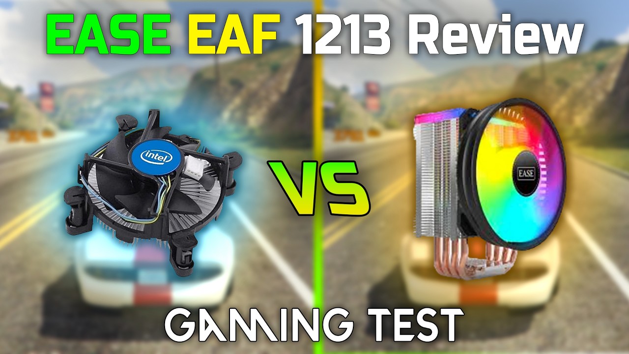 Stock Cooler vs Aftermarket CPU Cooler | EASE EAF 1213 Review - YouTube