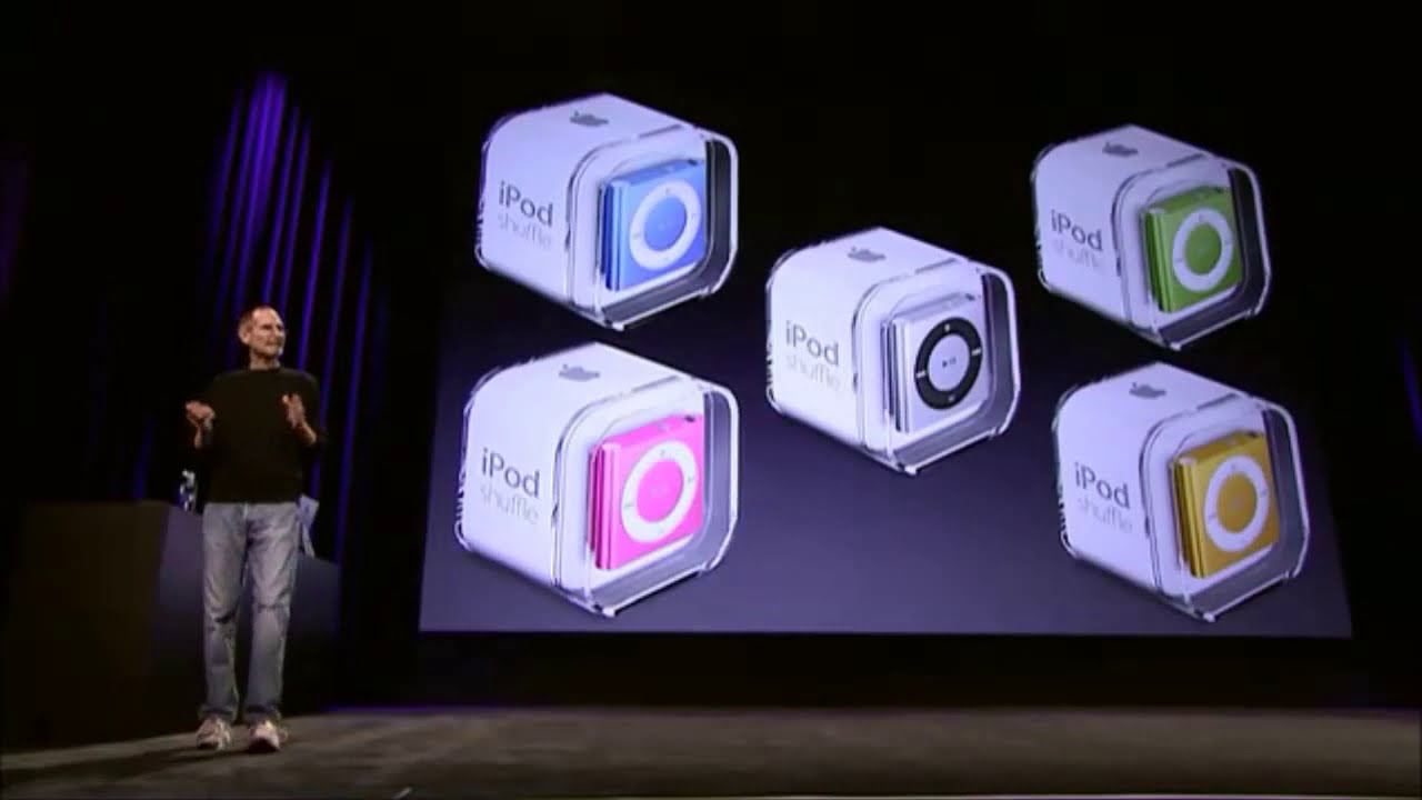 Apple Music Event 2010 - iPod Shuffle 4G with Steve Jobs ...