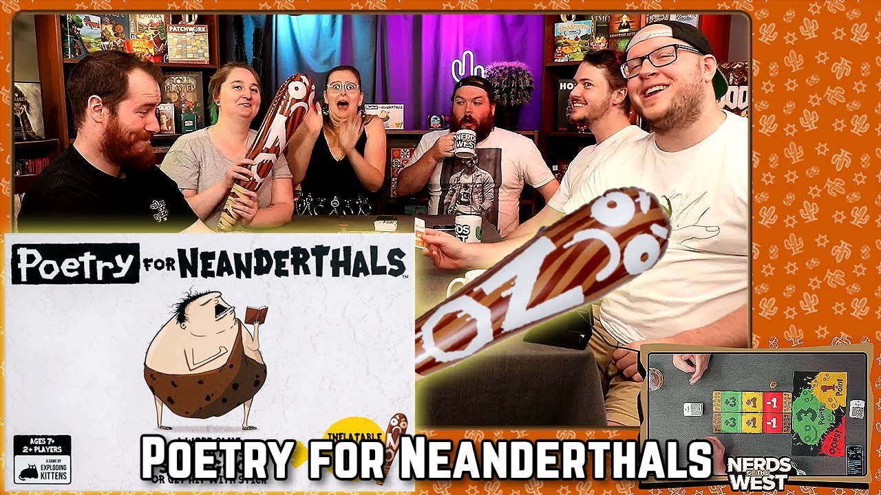 Poetry for Neanderthals | Board Game Playthrough Livestream - YouTube