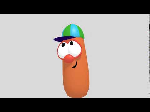 Lenny carrot putting on his new hat - YouTube