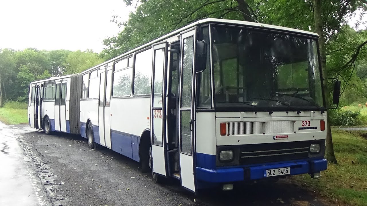 Karosa B741 ev.č 373 po požáru 10.9.2024 - YouTube