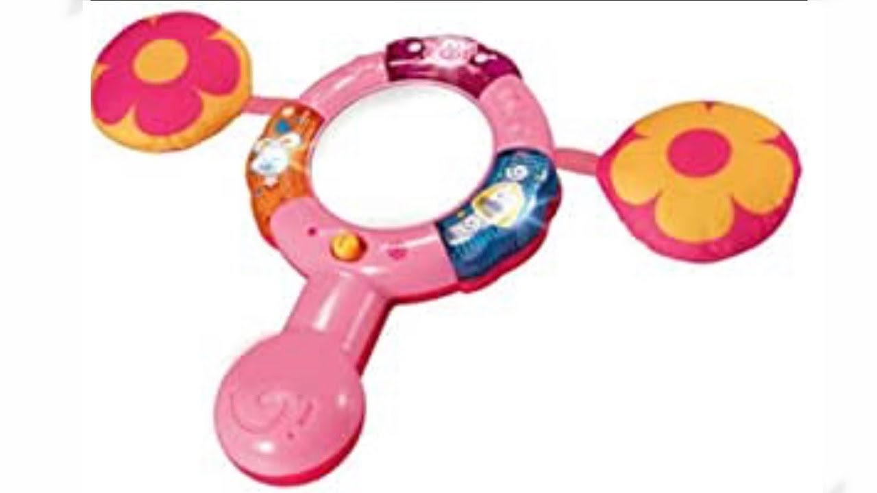 Vtech Pink Light Up Learning Mirror Toy - YouTube
