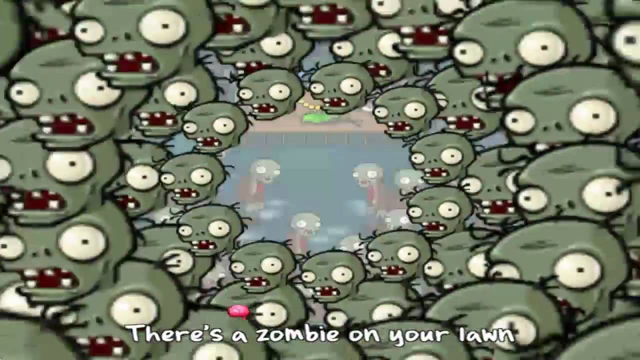 Plants vs Zombies: There's a Zombie on Your Lawn 720p HD - YouTube