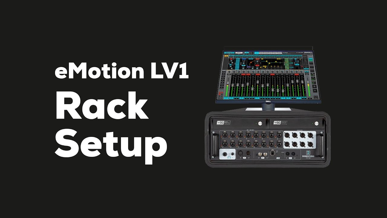 Waves eMotion LV1 - LV1 Rack Setup (Parte 3/3) - YouTube