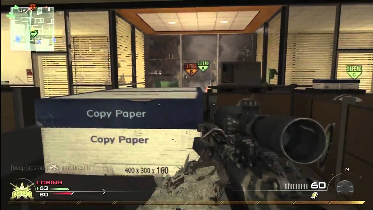 MW2 Nuke AUG Highrise - YouTube
