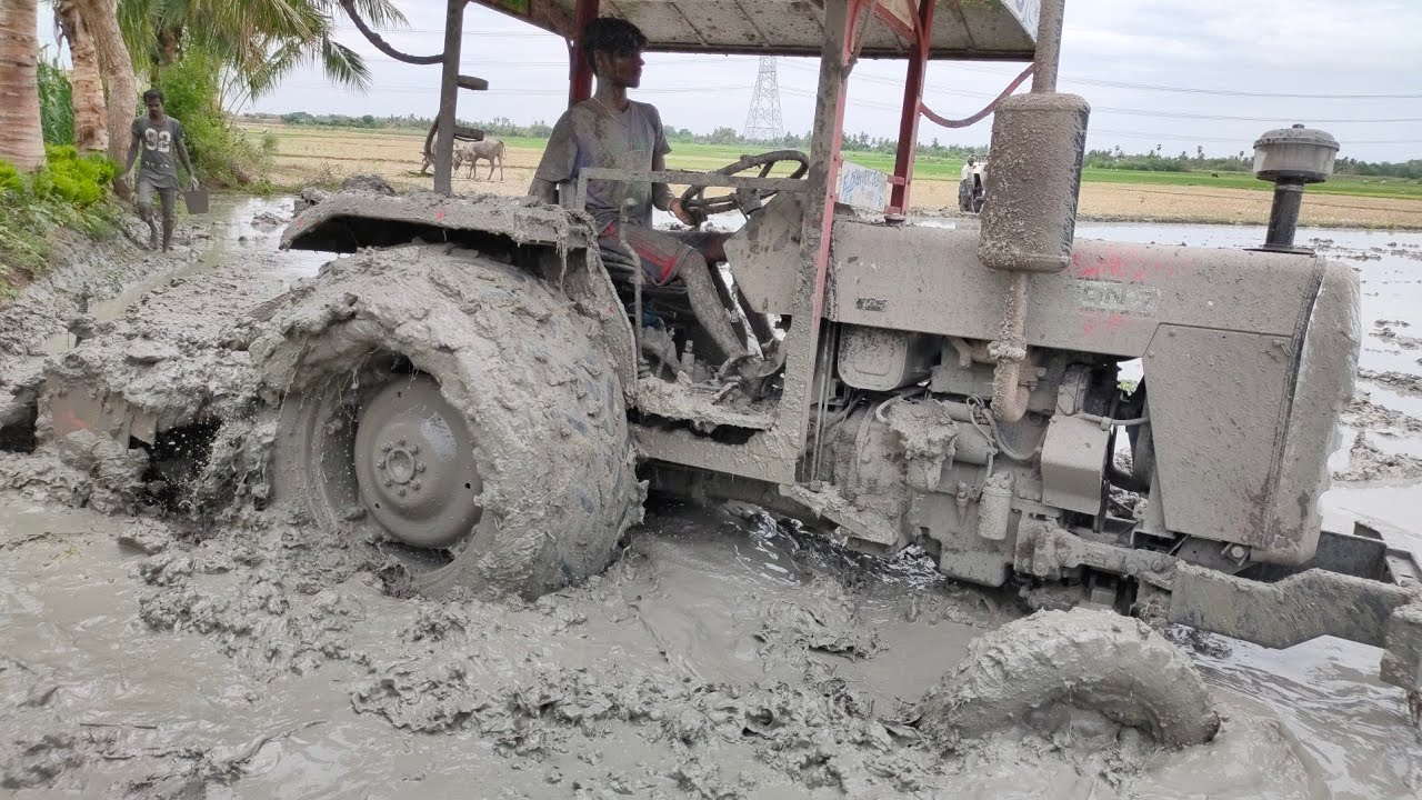 Messy Ferguson tractor work in agriculture land | tractor videos ...