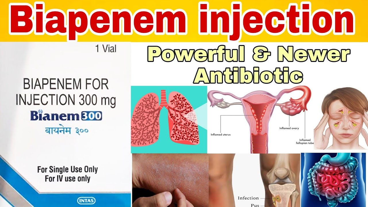 Biapenem injection 300mg uses in hindi | Biapenem injection review in ...