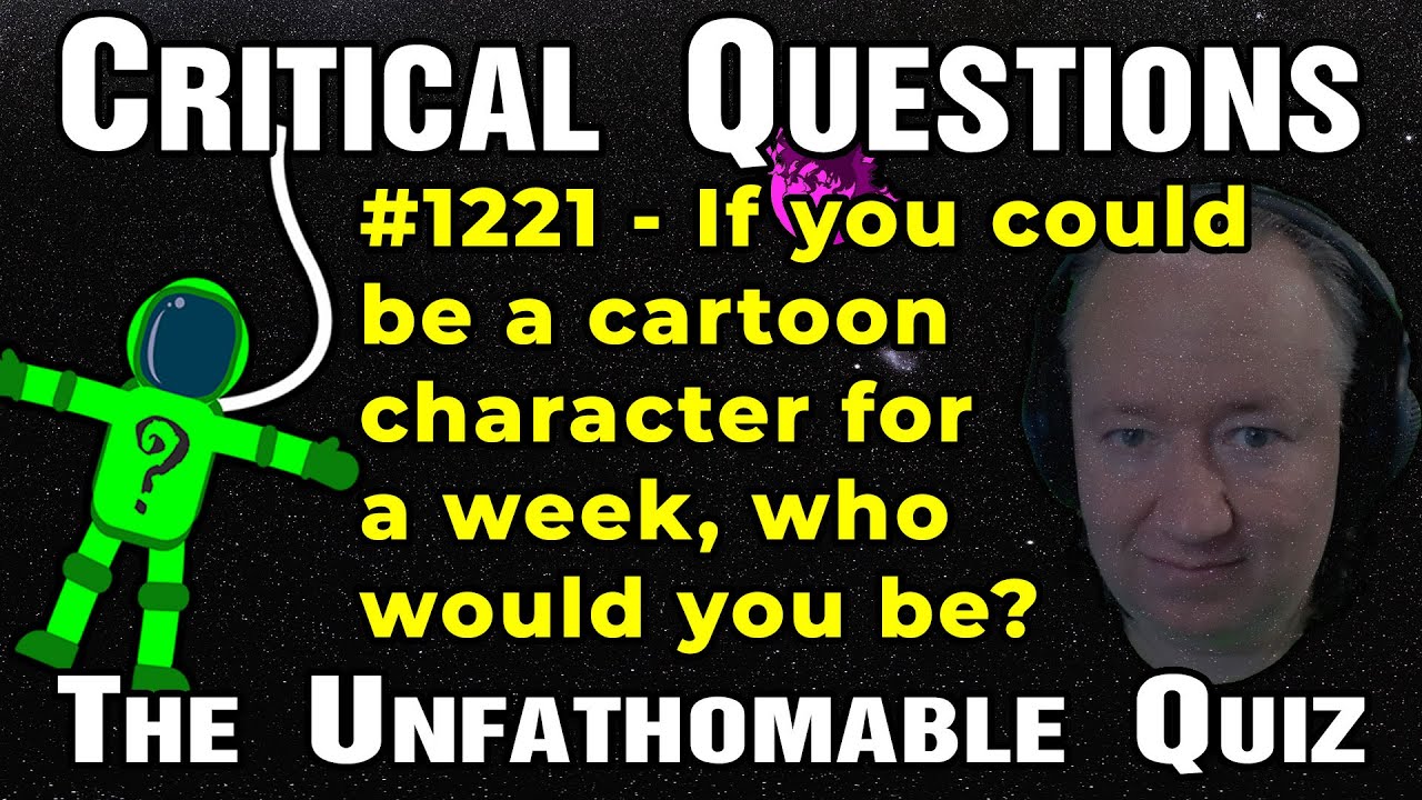 If you could be a cartoon character for a week, who would you be? - YouTube