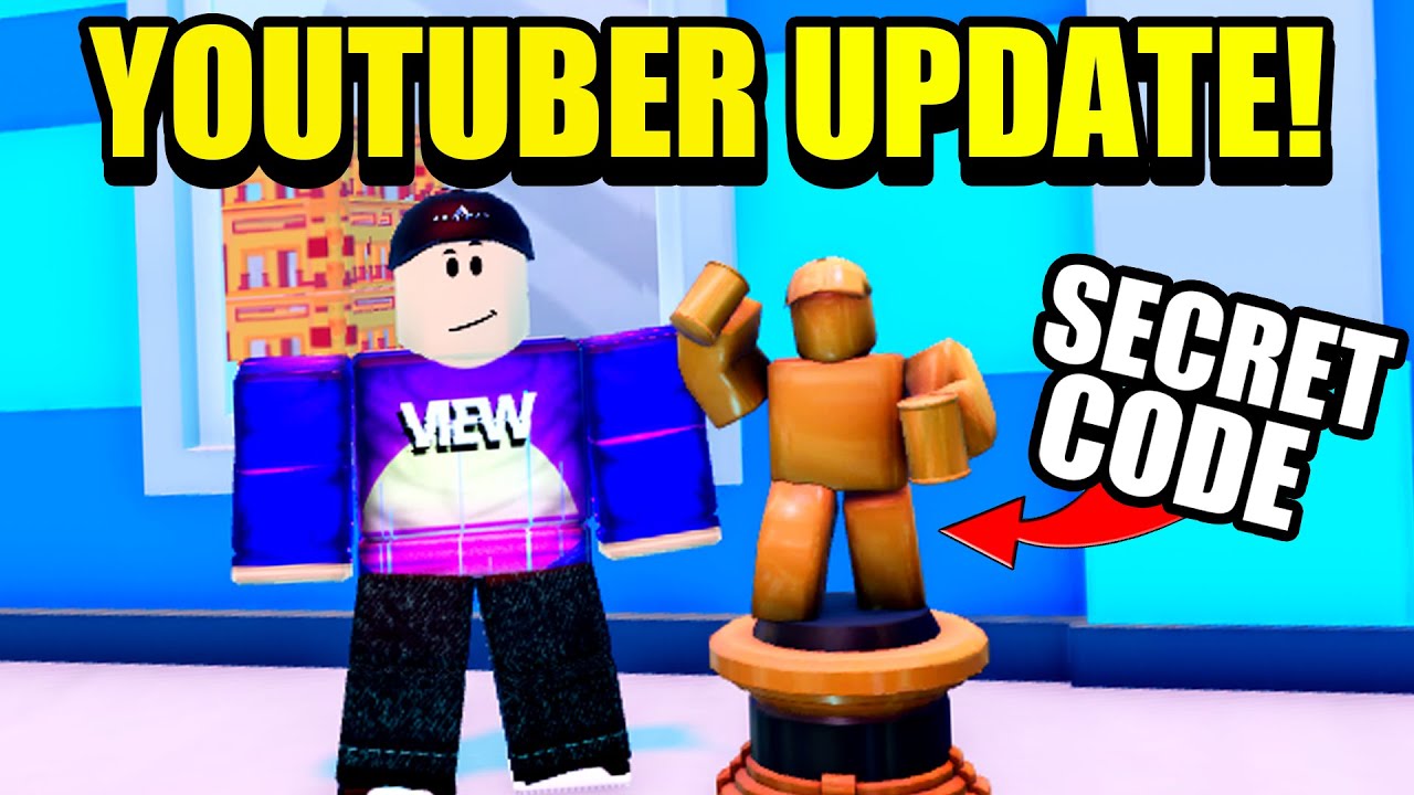 New YOUTUBER UPDATE in MY STORE! (VIEW YT SECRET CODE REVEAL!) - YouTube