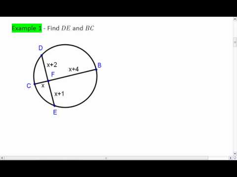 Geo 10.6 (1 of 4) Segments of Chords Theorem.mp4 - YouTube