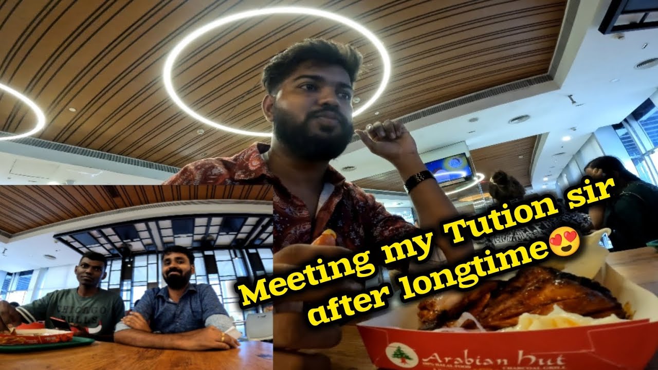 🥺Meeting my 10th STD tution sir after longtime😍| @SCAR_is_live1| # ...