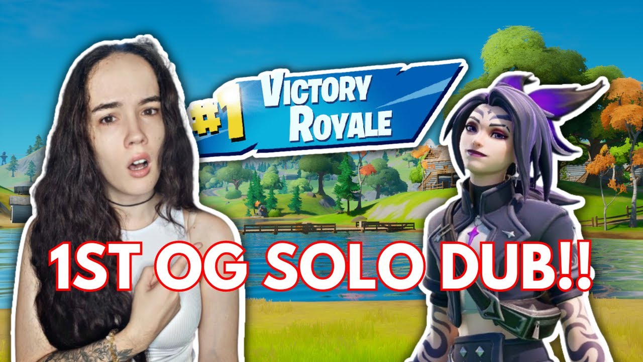 How I Got My FIRST Dub in the OG Fortnite Season!!! (SO INSANE ...