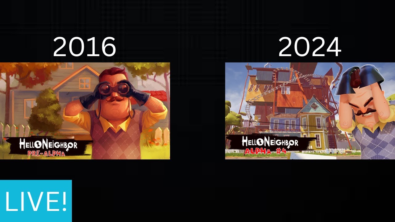 ALL HELLO NEIGHBOR ALPHAS 2! - YouTube