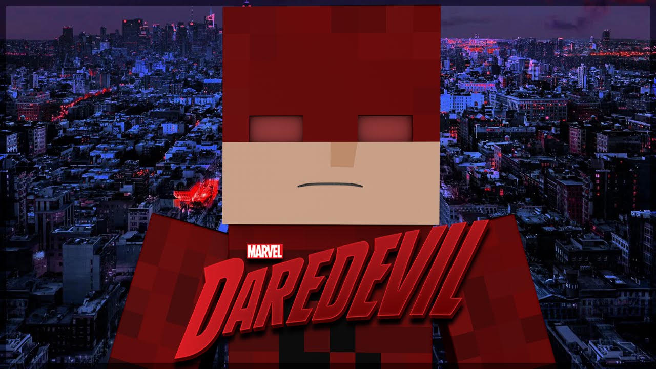 Minecraft: VIRE O DEMOLIDOR/DAREDEVIL! (PODERES COMO CEGO!) - YouTube