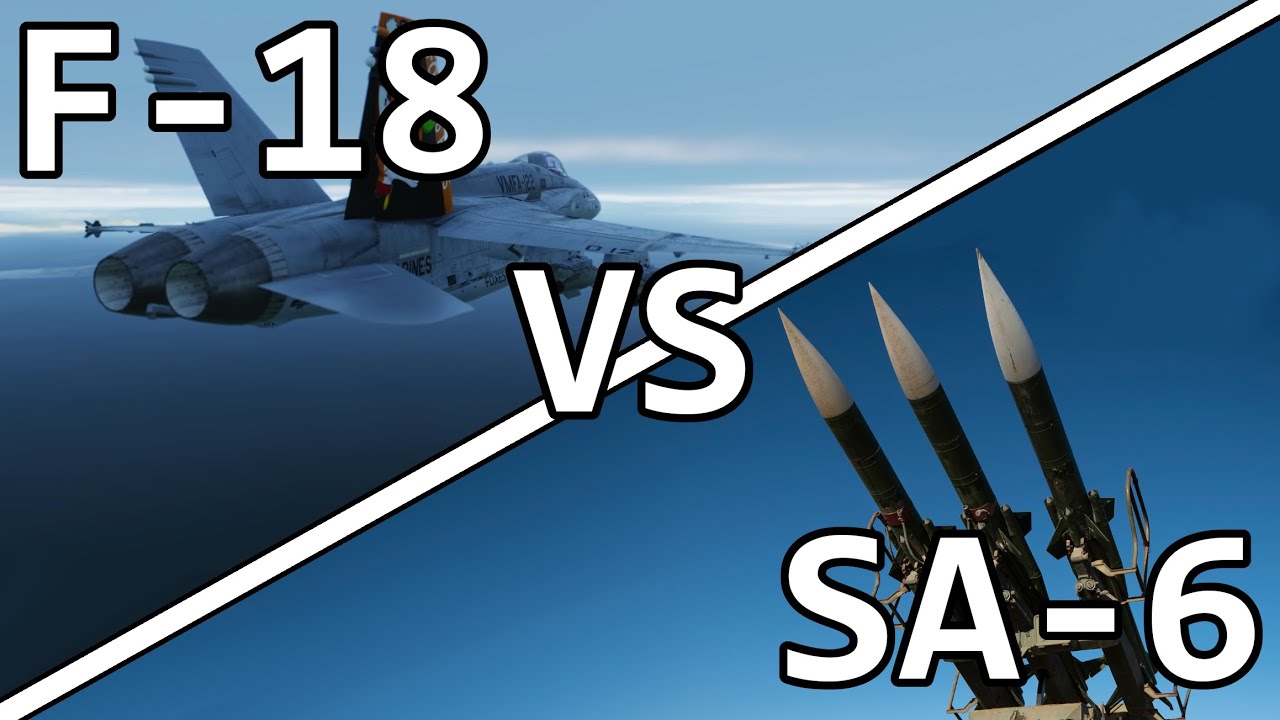 F-18 vs SA-6 | DCS VR Gameplay - YouTube