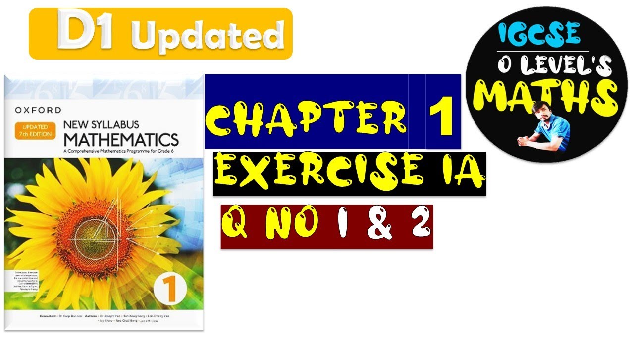 Ex 1a Q no 1&2 D1 Updated Math Oxford New Syllabus | Chapter 1 | Primes ...