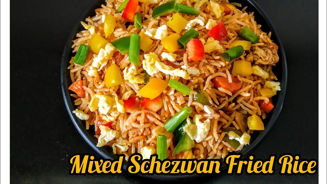 Mixed Schezwan Fried Rice/ Chicken Schezwan Fried Rice/Spicy Chicken ...