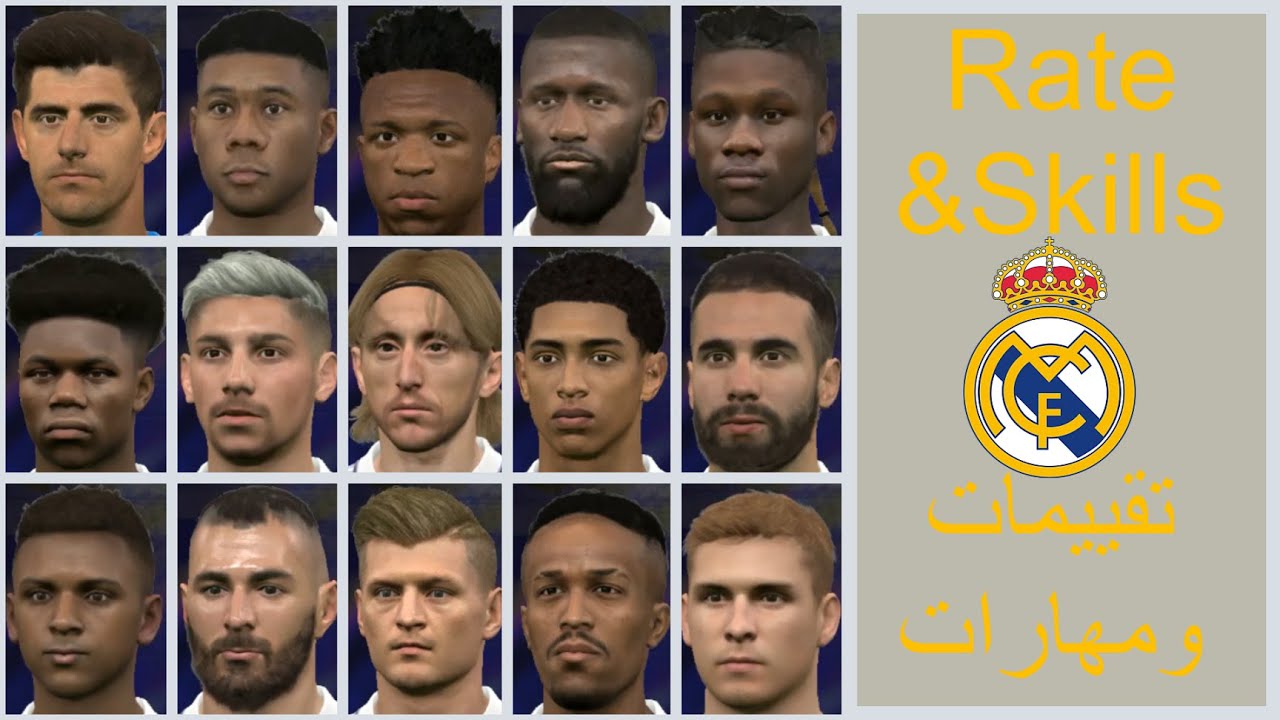 The ratings and skills of all Real Madrid players, updated to 2023 ...