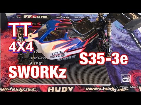 Essais SWORKz S35 -3e Full WS Line -TT 4X4 Brushless - YouTube