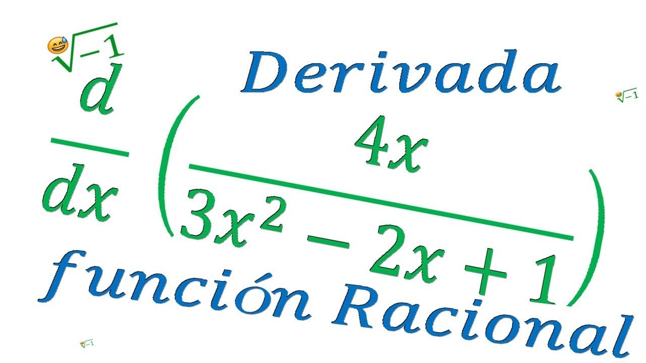 Derivada de Una Función Racional | Regla de Cocientes | # ...