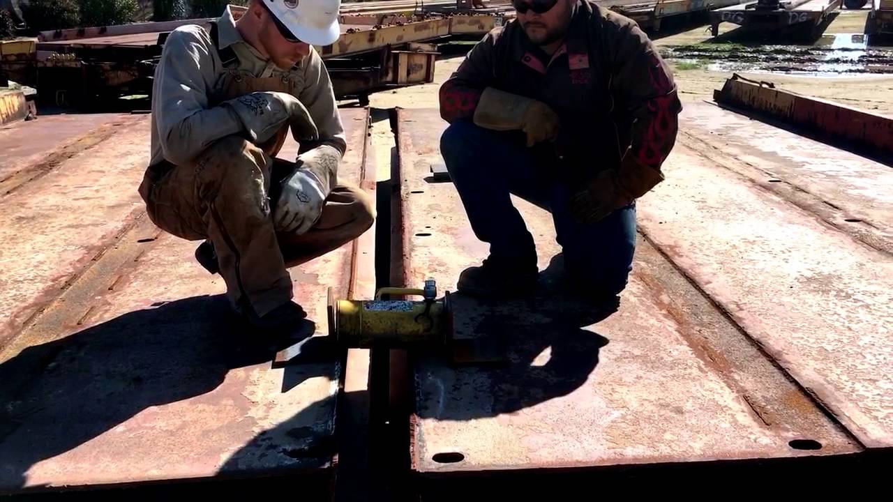 Correcting bridge deflection - YouTube