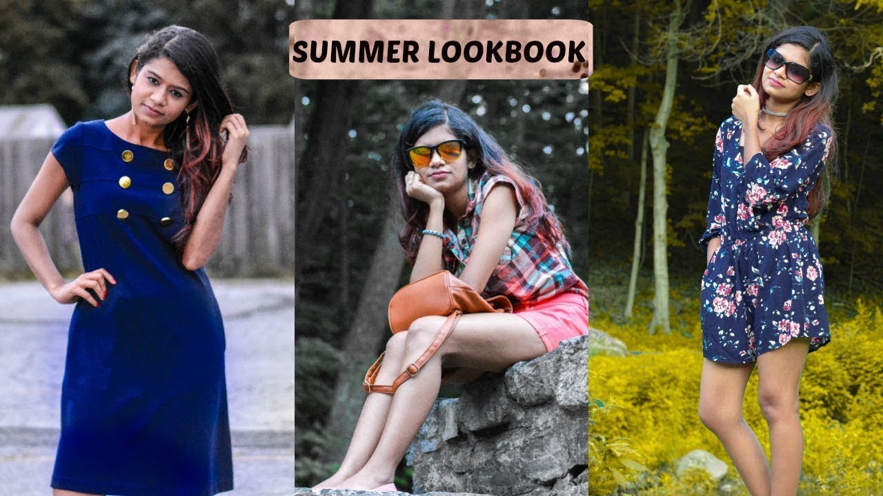 Summer look book | indian girl in US | swekar - YouTube
