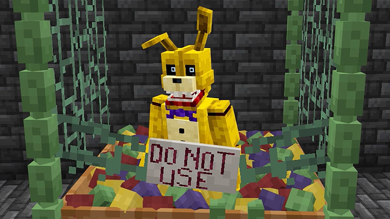 NEW Fnaf Into The Pit Addon in Minecraft - YouTube